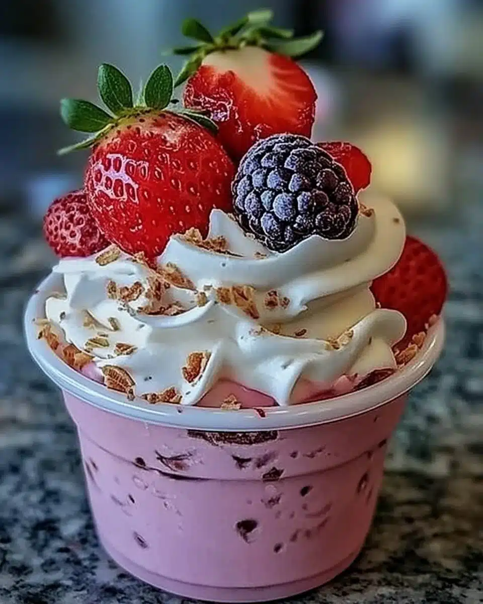 Creamy Strawberry Vanilla Delight