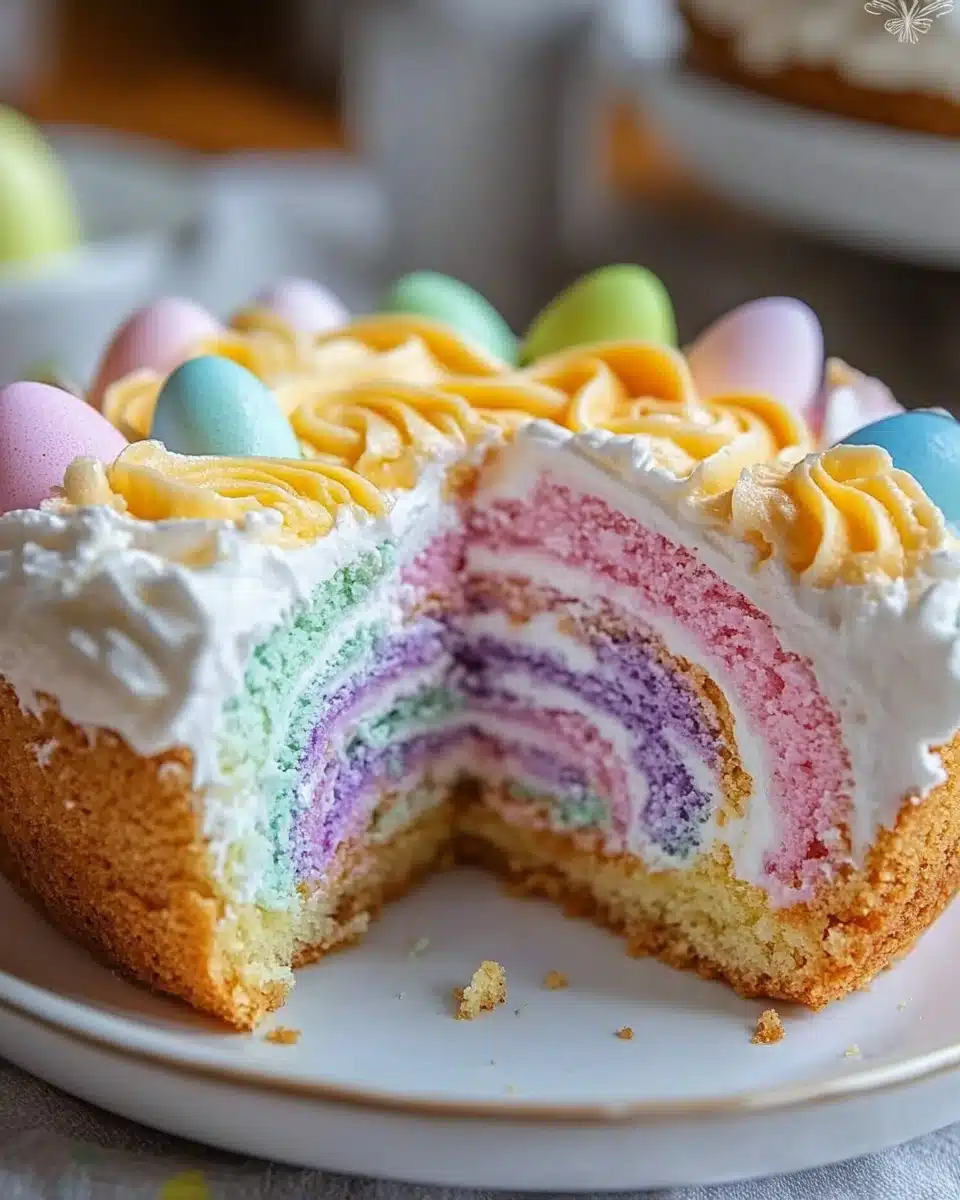 Easter Swirl Cake