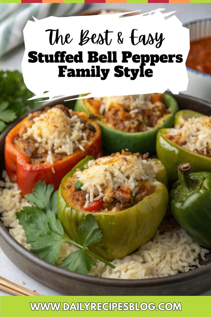 Stuffed Bell Peppers Family Style